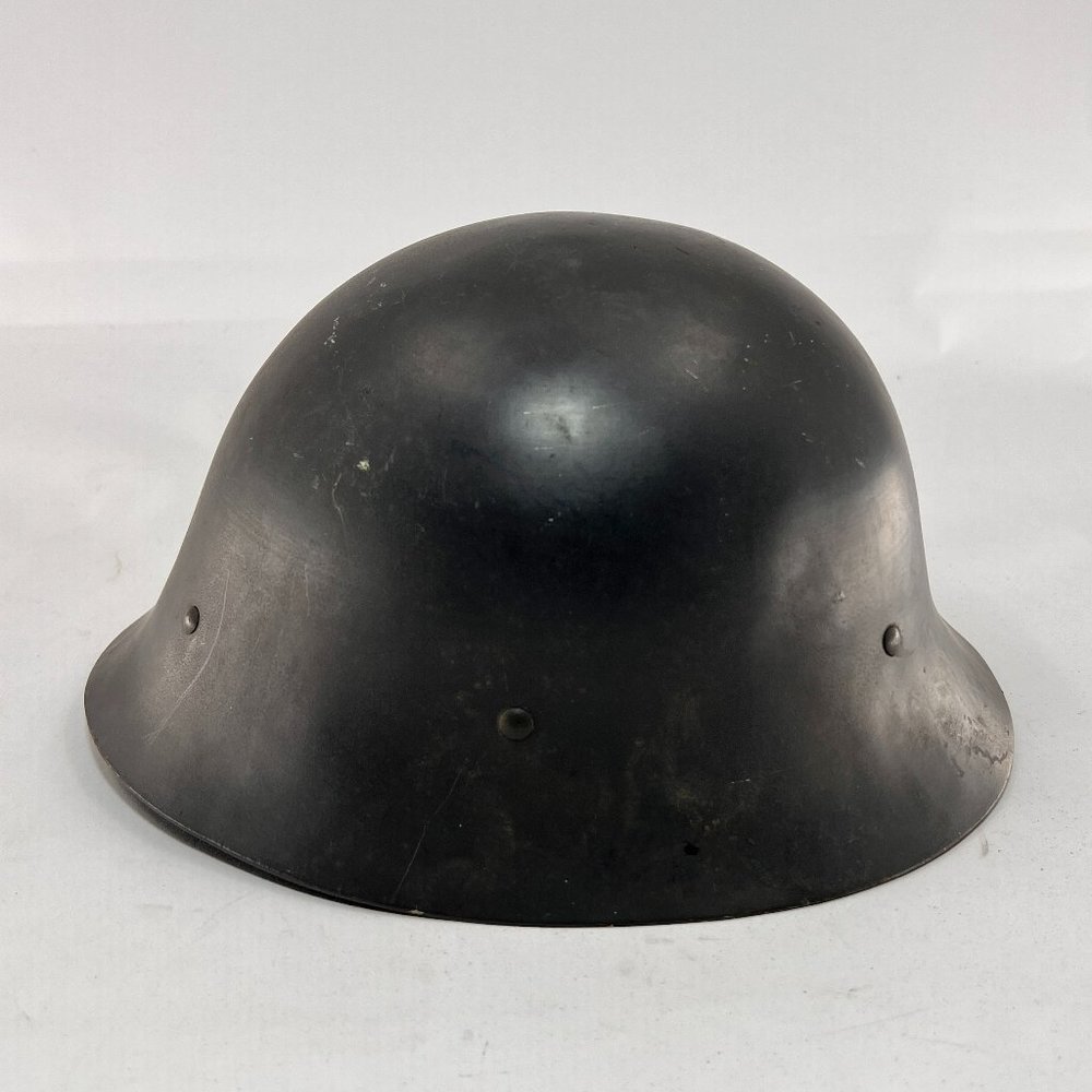 Vintage Swedish Civil Defense 69 M26 Helmet Metal She… - Gem